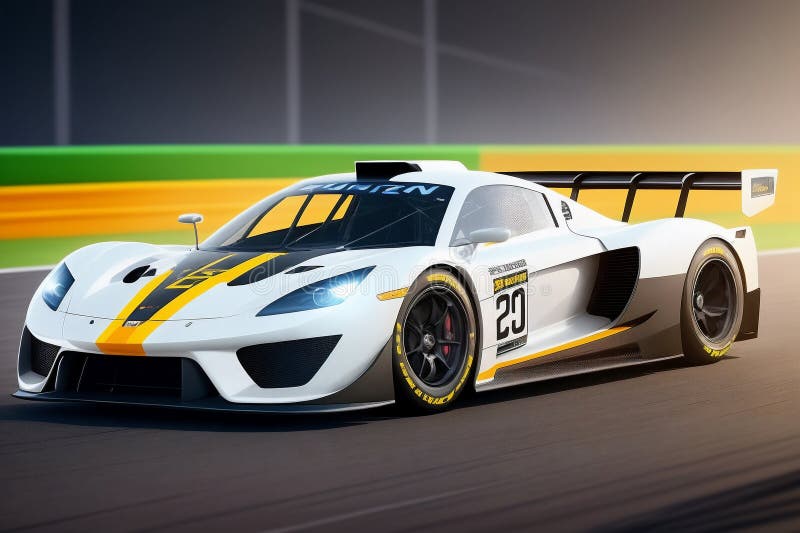 Car Illustration, Race, Car Elements Stock Illustration - Illustration ...