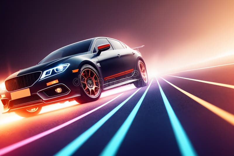 Car Illustration, Race, Car Elements Stock Illustration - Illustration ...