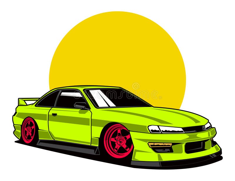 90s Car Silhouette Stock Illustrations – 134 90s Car Silhouette Stock ...