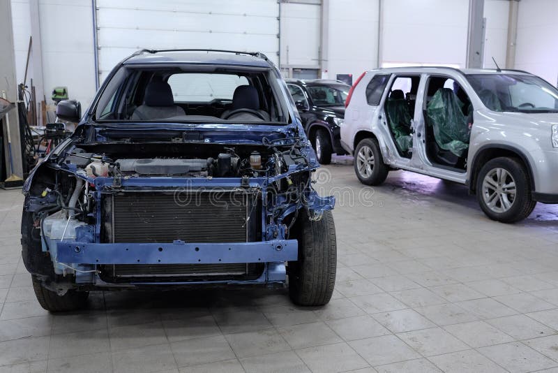 Car under repair stock image. Image of disassemble, wheel - 12037823