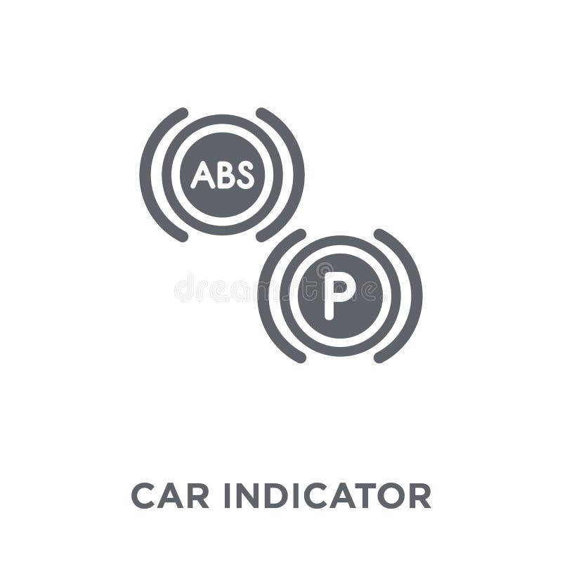 Car Brake Light Icon from Car Parts Collection. Stock Vector ...