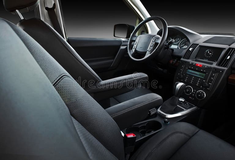 Car inerior (black) stock photo. Image of still, grey - 13529790