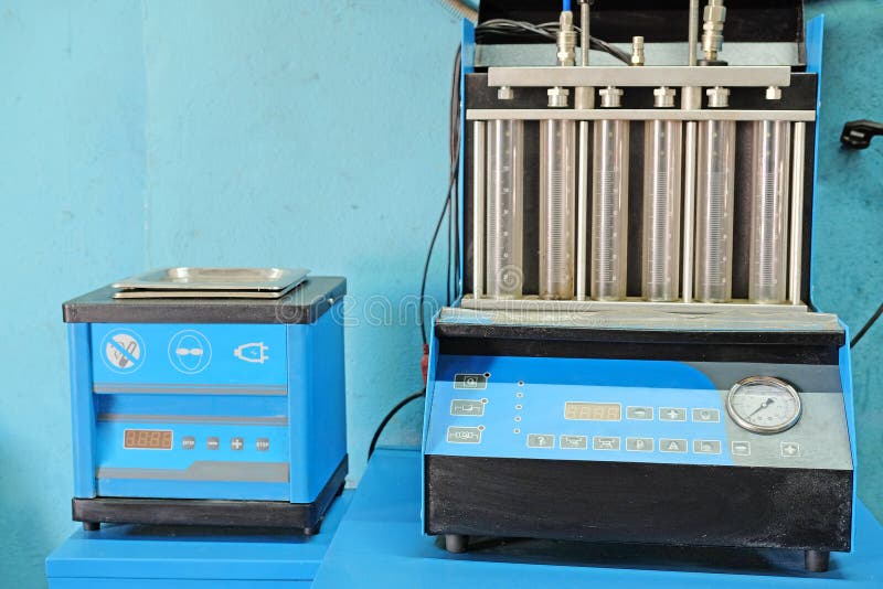Car Injector Diagnostic and Repair Machine Stock Image - Image of auto ...