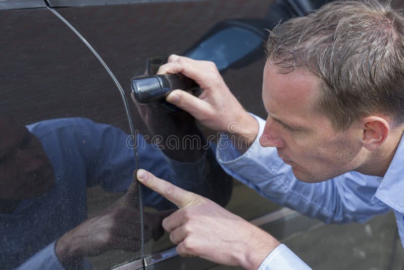 Car inspection stock image. Image of caucasian, reflection - 27052151