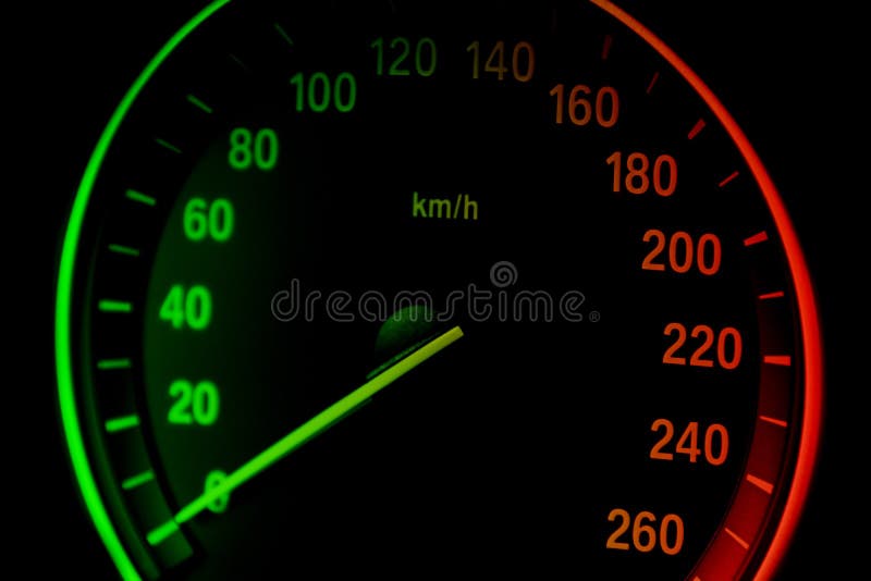 Green and Red Speedometer RPM Stock Image - Image of gauges, minute ...