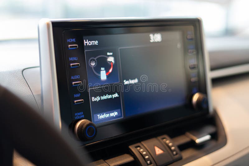 Car Instrument Panel Dashboard Led Screen with Speedometer, Tachometer ...