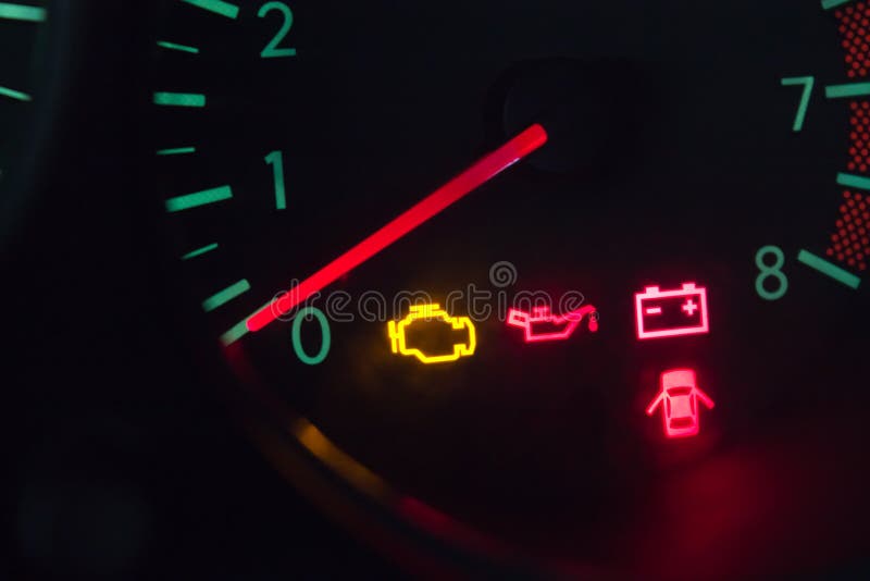 Car instrumental panel stock image. Image of engine, dial - 75406875