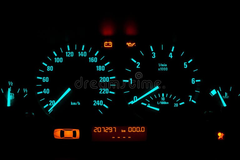 Car instrumental panel stock photo. Image of gauge, automobile - 75406888