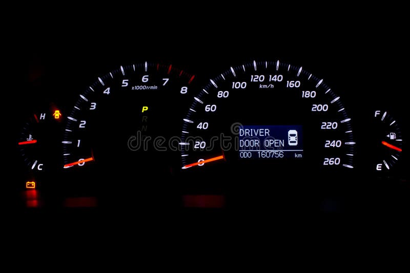 Car Instrumental Panel Abstract Stock Image - Image of fuel, modern ...