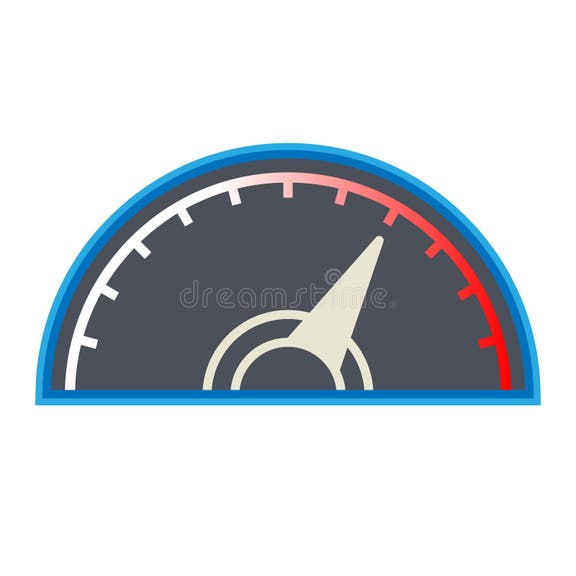 Car Instruments Icon or Sign Stock Vector - Illustration of kilometer ...