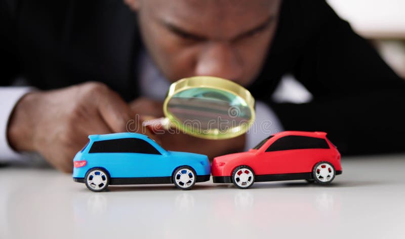 Car Insurance Agent stock photo. Image of magnifying - 268250018