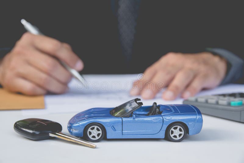 Car Insurance and Car Services Concept. Business Concept Stock Photo ...