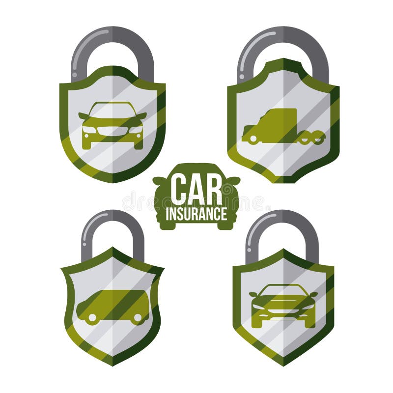 Car insurance design stock vector. Illustration of business - 46978395