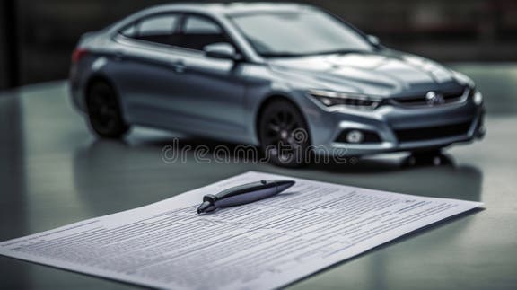 Car Insurance Form. AI Generative Stock Illustration - Illustration of ...
