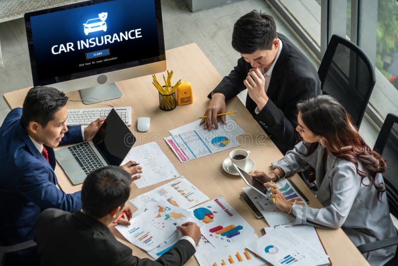 Car Insurance Online Website on Computer Screen for Insure Snugly Stock ...