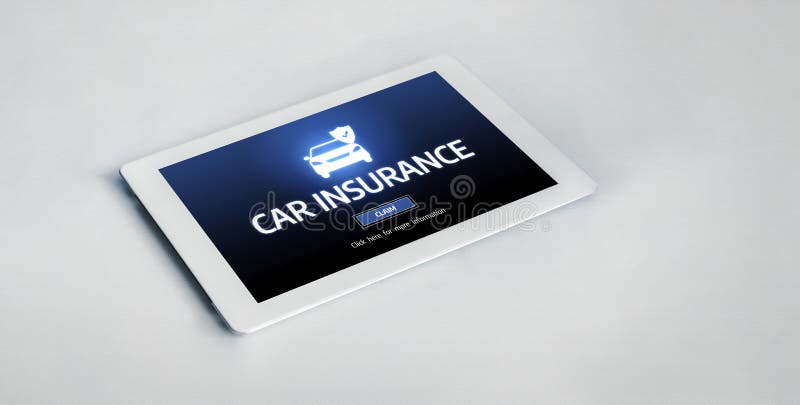 Car Insurance Online Website on Computer Screen for Insure Snugly Stock ...