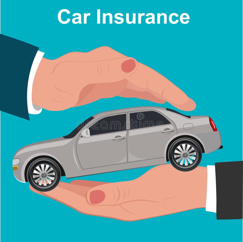 Car Insurance, Protection Concept, Vector Illustration Stock Vector ...