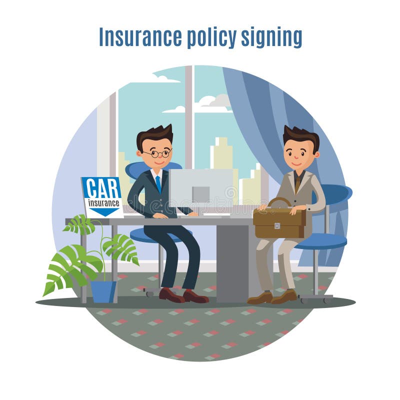 Insurance Service Promotion Blank Brochure Layout Design. Managing ...