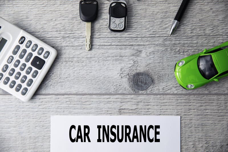 Car insurance text stock photo. Image of financial, agreement - 193990582