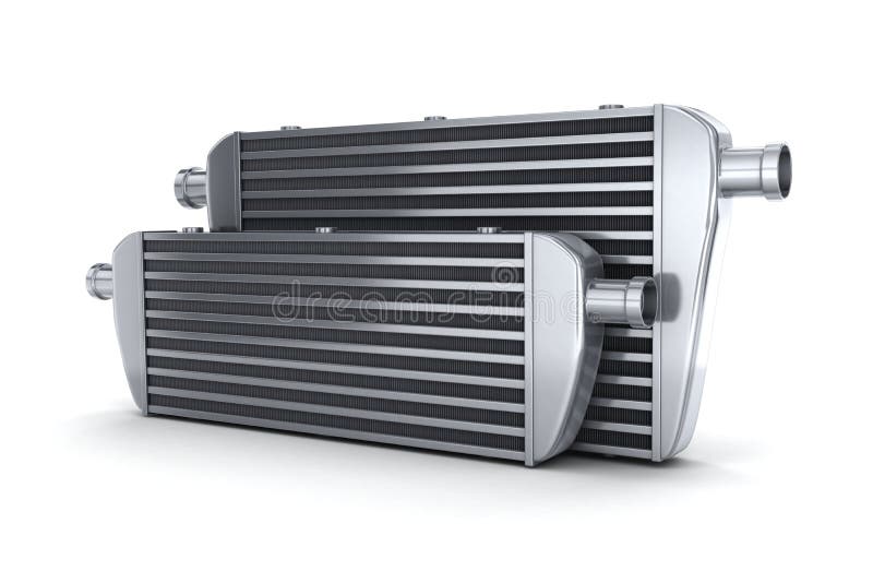 Car intercooler stock illustration. Illustration of intercooler - 58211107