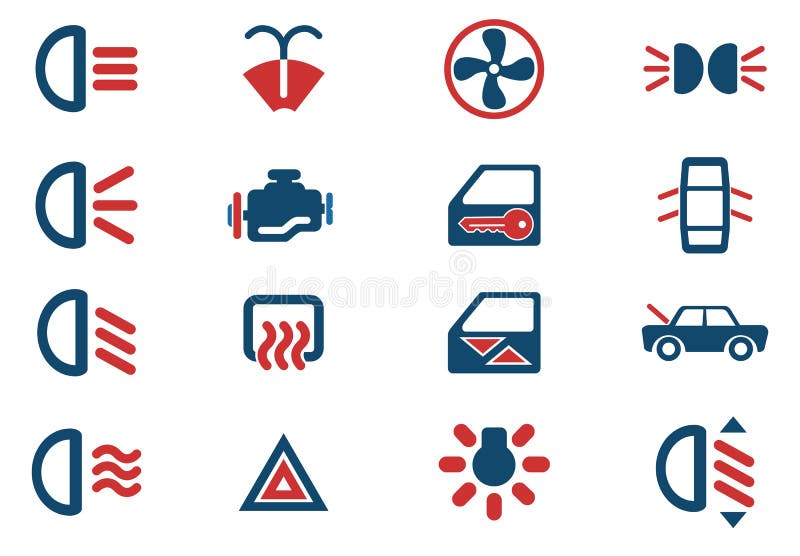 Car interface sign stock vector. Illustration of engine - 65962920