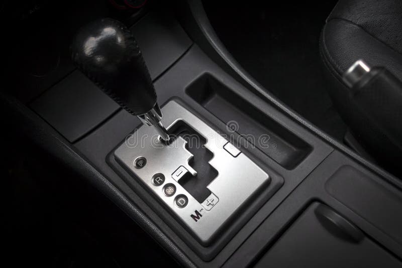 Car Interior with Automatic Transmission Gear Stock Photo - Image of ...