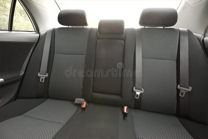 Car Interior stock image. Image of headrest, black, comfortabe - 35078157