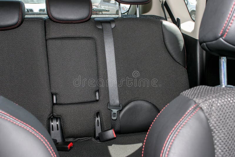 Car Interior with Back Seats Stock Photo - Image of journey, drive ...