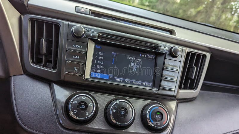 Car Interior, Clean Car, Car Dashboard, Car Radio Stock Image - Image ...