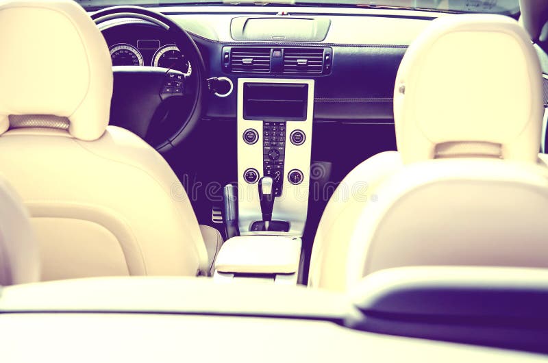 Car Interior Close Up stock image. Image of drive, gear - 48448259