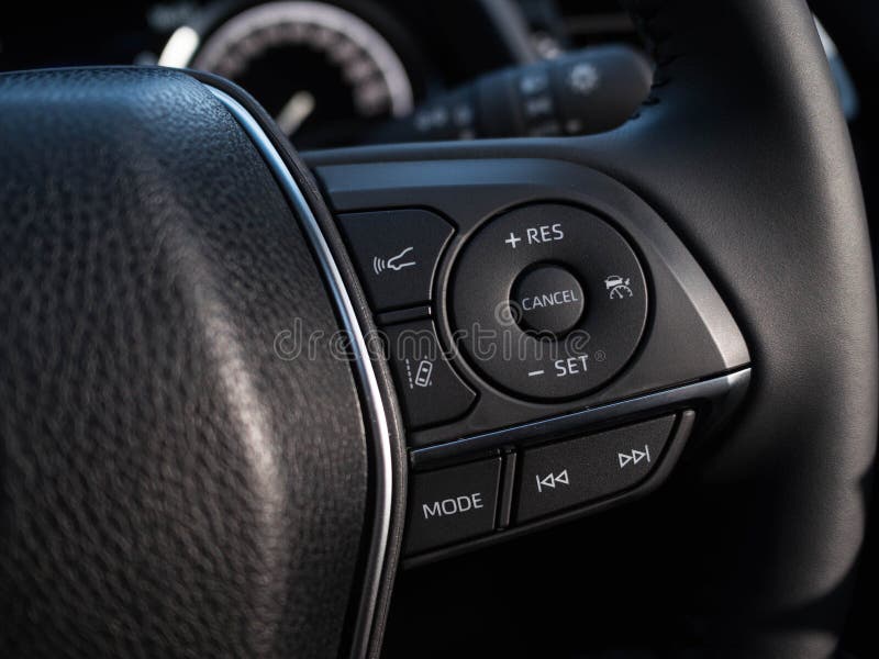 Car Interior Dashboard Panel Control Stock Image - Image of design ...