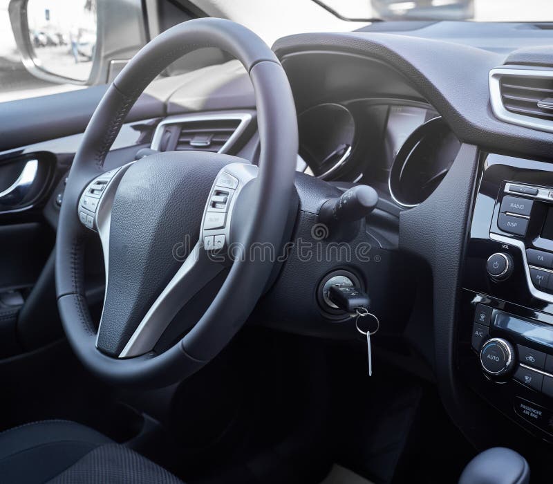 Car interior. Dashboard stock photo. Image of port, autocar - 59067704