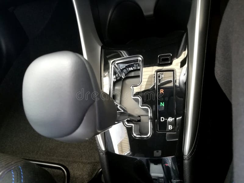 Car Interior Design Automatic Gear Stock Image - Image of motor, detail ...