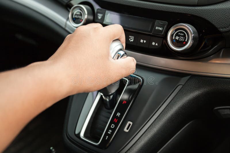 Car interior stock image. Image of close, leather, manual - 75862331