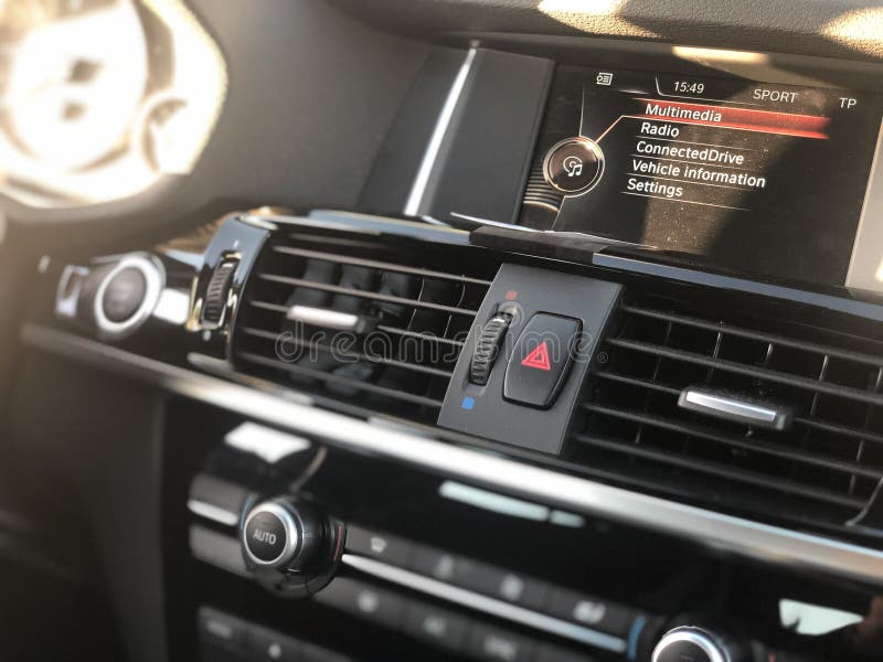 Car Interior Car Functions Inside View of Car System Stock Photo ...