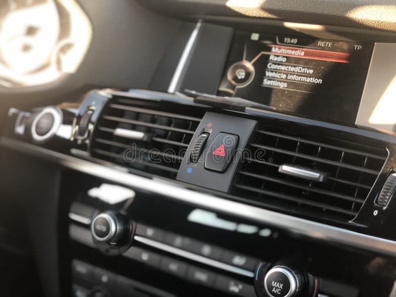 Car Interior Car Functions Inside View of Car System Stock Image ...