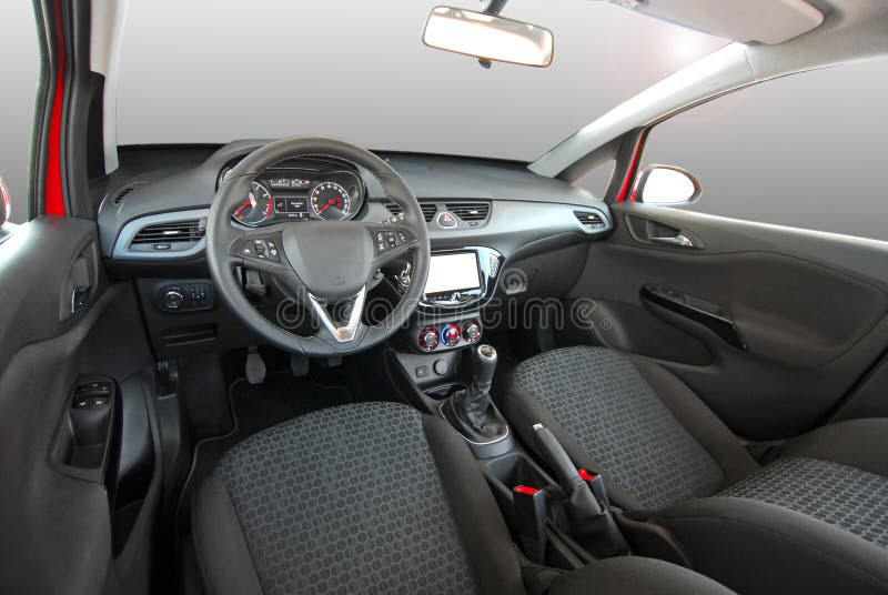 Car interior stock photo. Image of interior, repair, comfortable - 58336640