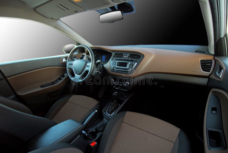 Car interior stock image. Image of back, luxury, equipment - 59684971