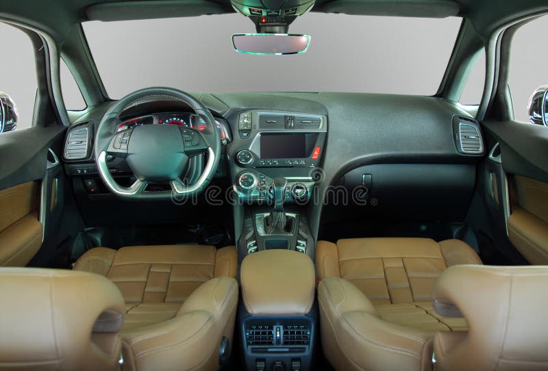 Car interior stock photo. Image of auto, seats, seat - 94099466