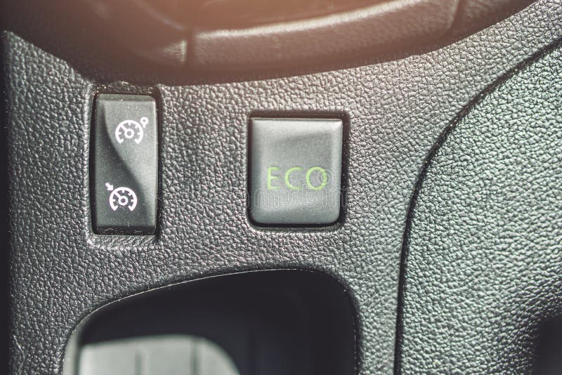 Car Interior, Key, Eco, Cruise Control Stock Image - Image of closeup ...