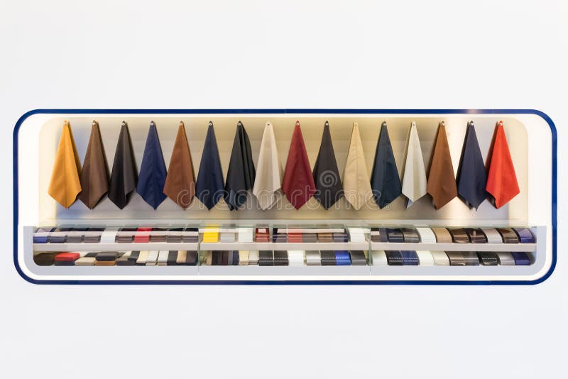 Leather samples stock image. Image of interior, brown - 40338611