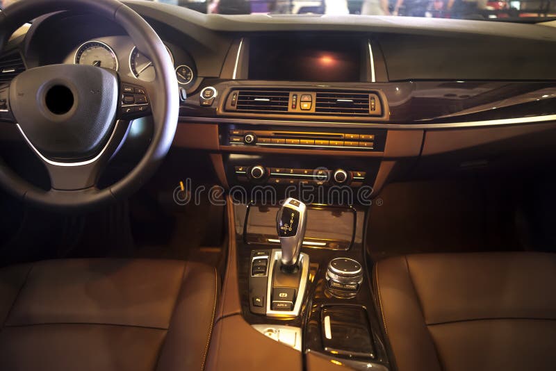 Car interior stock photo. Image of detail, automobile - 62970734