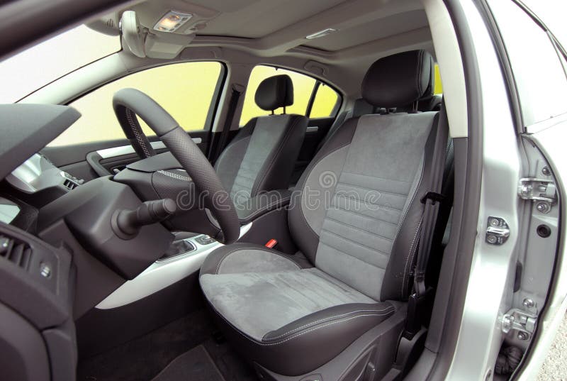 Car interior stock image. Image of leather, control, gasoline - 31418523