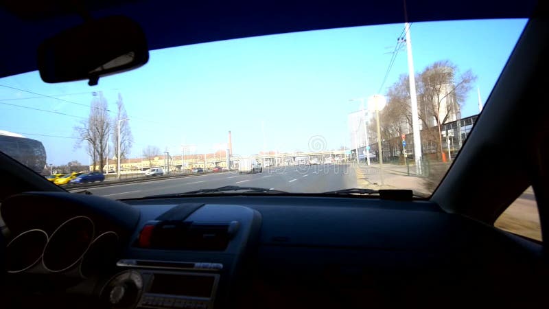 Car Interior in Moving Vehicle Stock Footage - Video of ride, vehicle ...