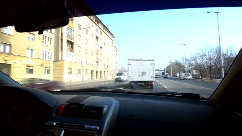 Car Interior in Moving Vehicle Stock Footage - Video of ride, vehicle ...