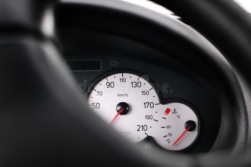 Car Interior. speedometer stock photo. Image of meter - 36558394