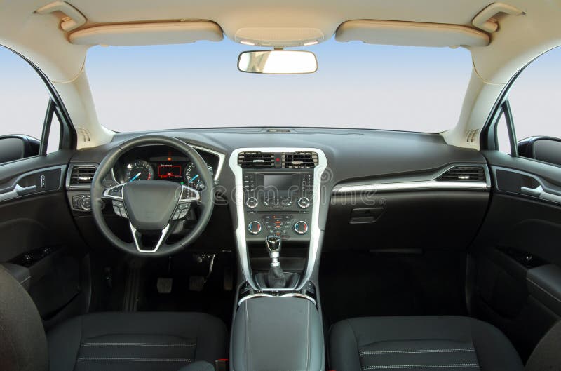 Car interior stock photo. Image of driver, belt, chair - 121894520