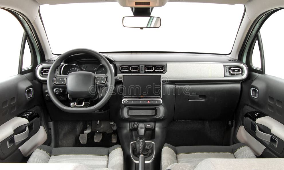 Car interior stock image. Image of driver, seat, airbag - 91702703