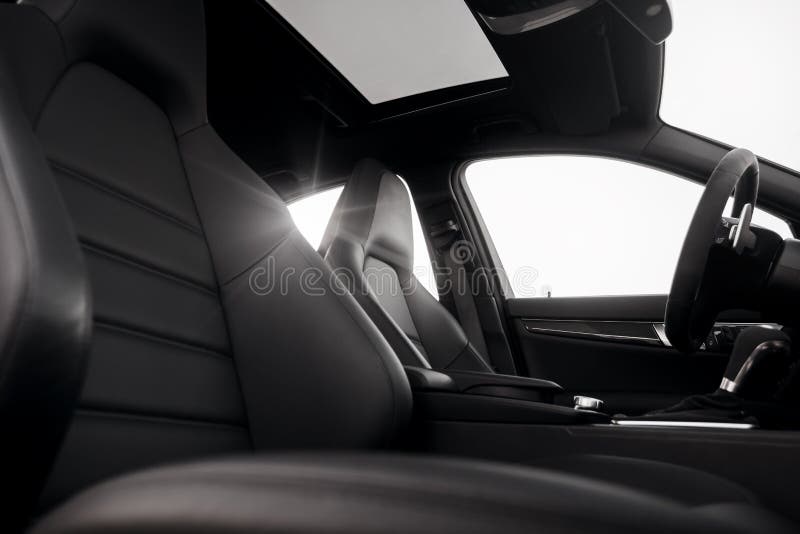 Car Interrior with Sunshine Mercedes-benz Stock Photo - Image of ...
