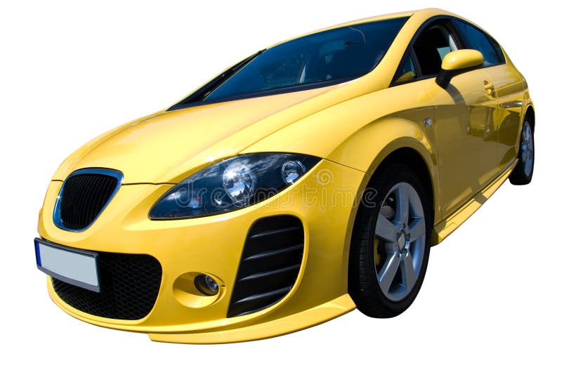 Yellow BMW 335i Convertible Car Stock Image - Image of automobiles ...